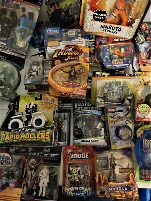 Characters in Blister Packs including Disney, G.I. Joe, Ben 10 ...