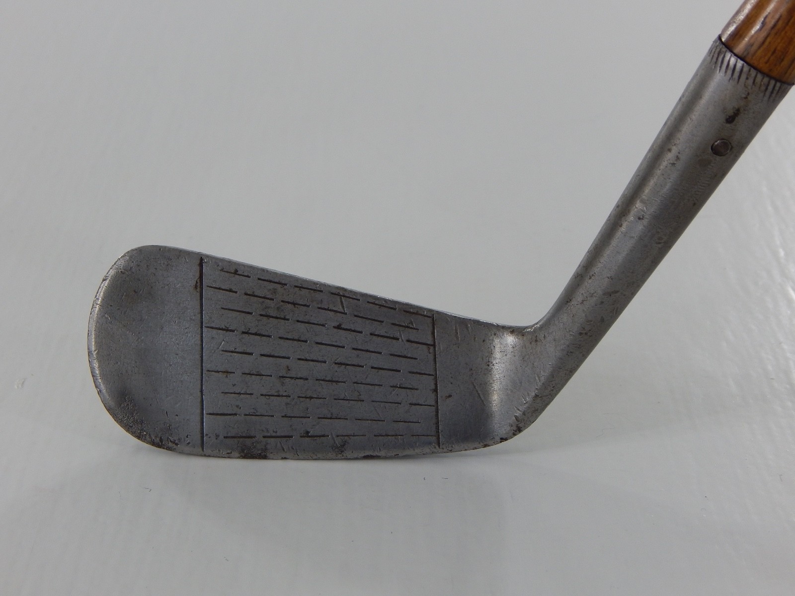 ANTIQUE RESTORED Spalding Argyle Rustless Mid Iron Wood Shaft Golf Club ...