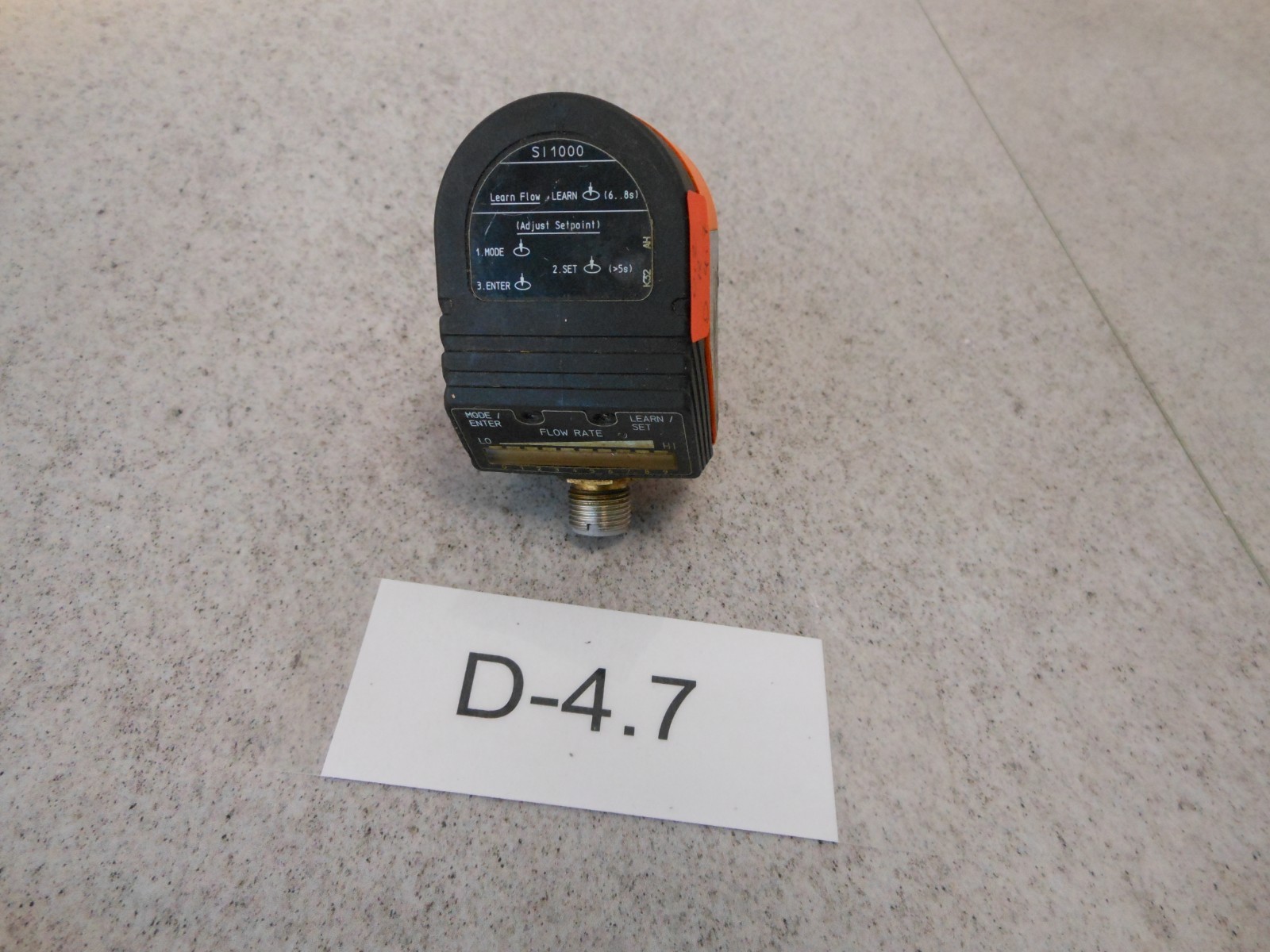 ifm EFECTOR Si1000 Sid10adbfpkg/us Flow Monitor 20-36v-dc 400ma for ...