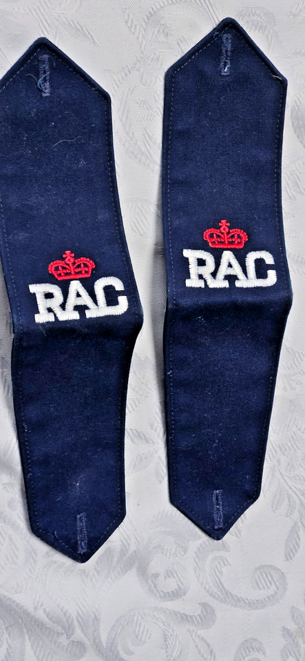 VTG Royal Automobile Club Uniform shoulder epaulettes RAC Road Patrol ...