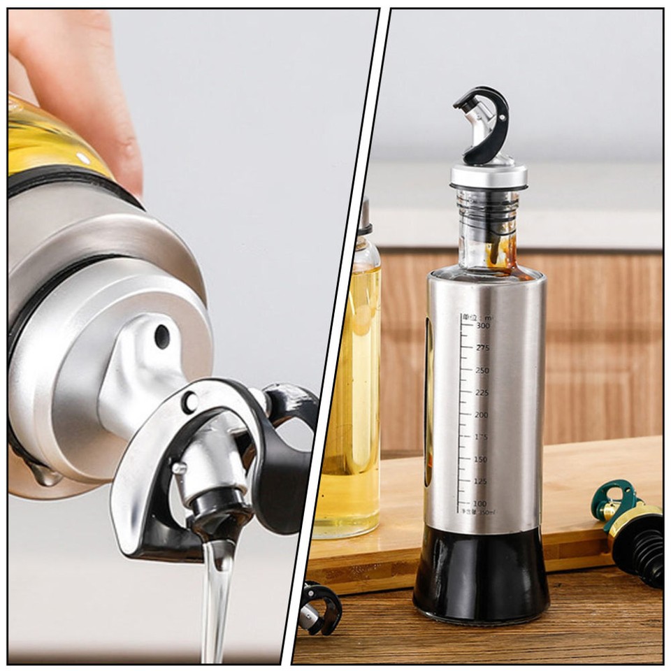 6 Pcs Automatic Oil Bottle Cap Pourer Caps for Olive Bottles Pourers | eBay