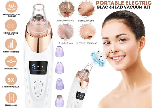 Electric Blackhead Remover Pore Nose Sucker Pimple Skin Acne Face ...