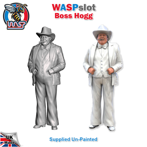 Dukes Of Hazzard Boss Hogg Unpainted Figure 1:18 Scale Wasp Bos | eBay
