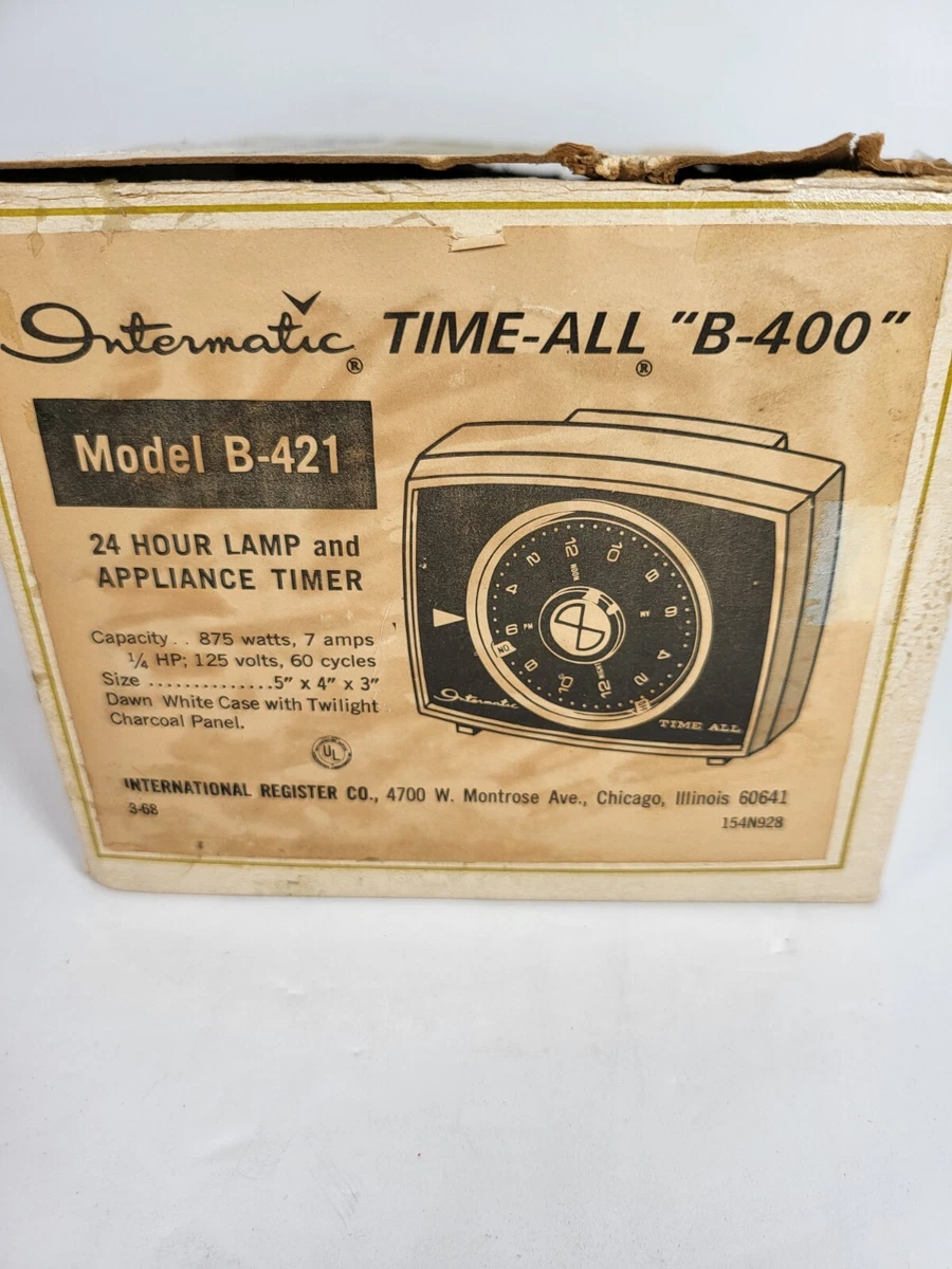 Old Intermatic Light Timer Instructions | Shelly Lighting