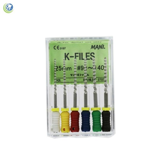 DENTAL K-FILES ENDODONTIC FILE 25MM #90-140 | eBay