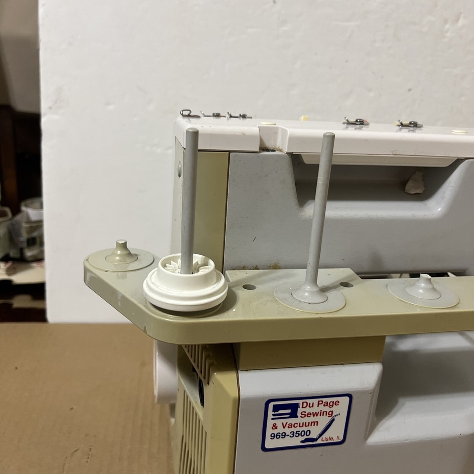 Elna lock PRO 5 DC SERGER SEWING MACHINE complete working | eBay