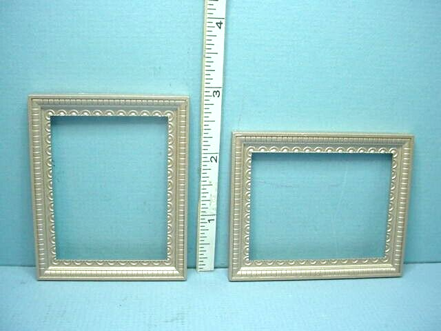 Miniature Picture Frames (2) #FW Caramel Latte, Plastic Jacquelines 1 ...