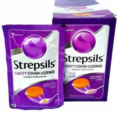 3 Packs x Strepsils Chesty Cough Flu Relieve Control 24 Pcs Lozenges | eBay
