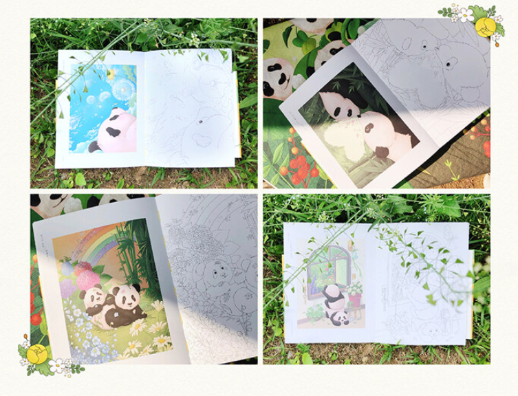 Everland Bao Family Coloring Book : A Day in the Bao Family Korean ...