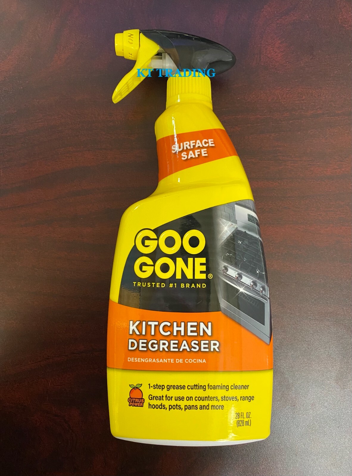 GOO GONE ~ KITCHEN Range Stove Tops DEGREASER Grease Grime Foaming ...