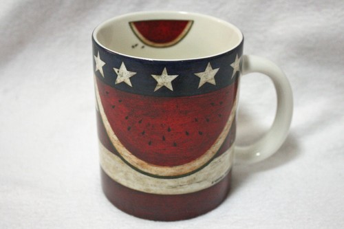 AMCAL Kimble Summer Stars and Stripes USA Coffee Mug - Three Cheers ...