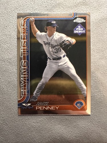 Jack Penney 2025 Topps Pro Debut #PDC-191 Lakeland Flying Tigers Chrome ...