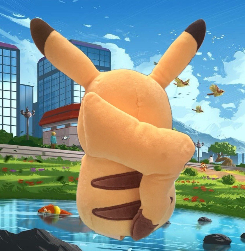 Pokemon 11” Pikachu Character Plush Stuffed Animal Toy Pika | eBay