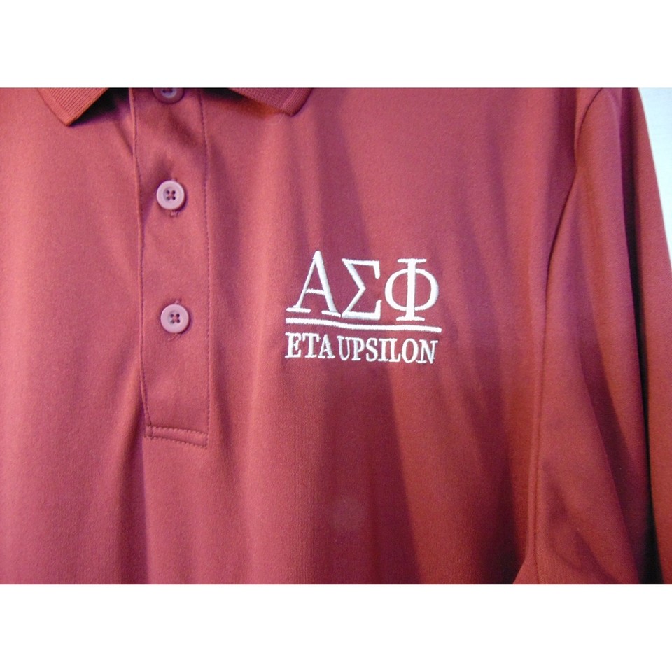 Alpha Sigma Phi Pembroke University Fraternity Shirt Pullover ETA Upsilon MED | eBay