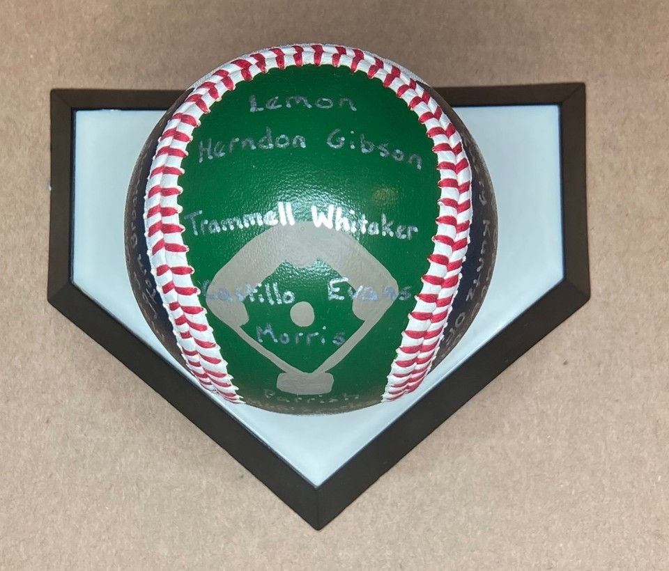 1984 Detroit Tigers World Series Champions Hand Painted Baseball (B64 ...