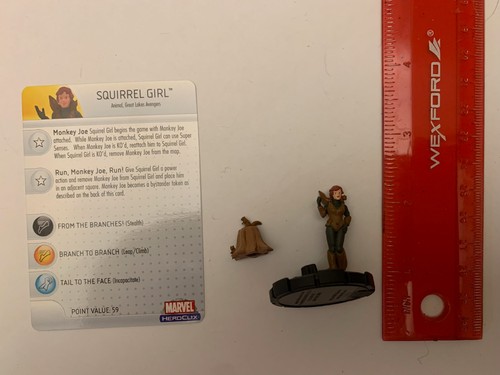 HeroClix - Marvel - Squirrel Girl w/Card - Captain America - 056 - SR ...