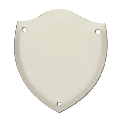 Trophy Side Shield (S026) - Silver / Chrome / (Metal) - Free Engraving ...