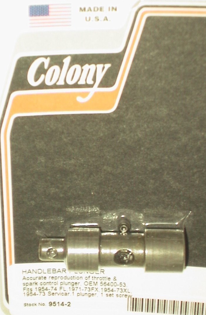 53-72 Panhead Shovelhead XL Handlebar Throttle Grip Spiral PLUNGER ...