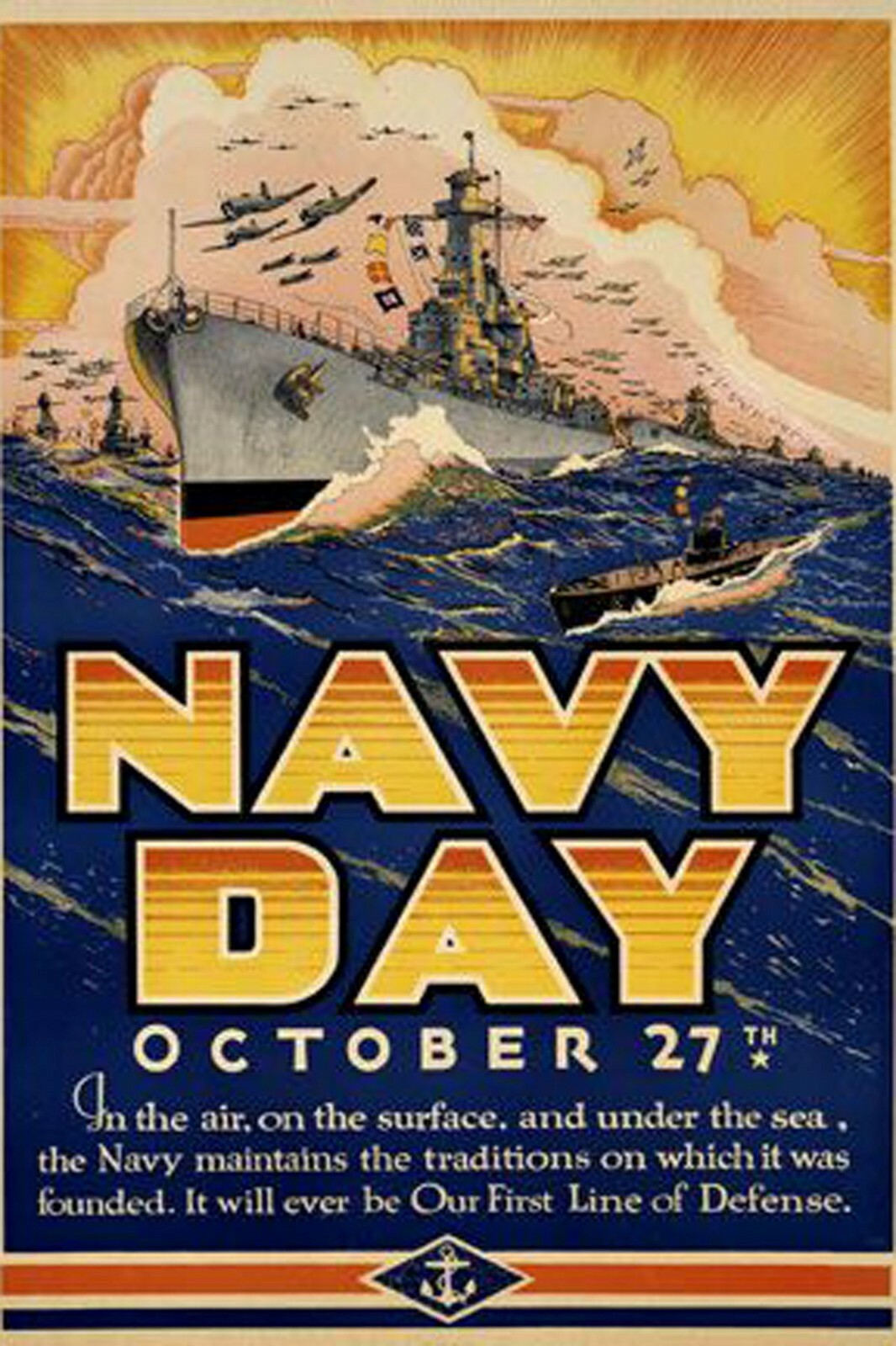 Navy Day - October 27th WW2 Photo Glossy 4*6 in ζ019 | eBay