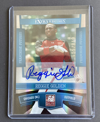 2010 Donruss Elite Reggie Golden Autograph Auto /819 Chicago Cubs | eBay
