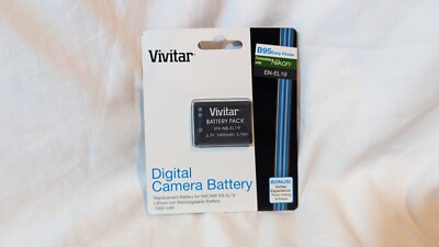1x Vivitar Replacement Battery Packs for Nikon Coolpix S810c EN-EL23 ...