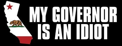 3x9 inch Magnetic My California Governor is an Idiot MAGNET Anti Gavin ...