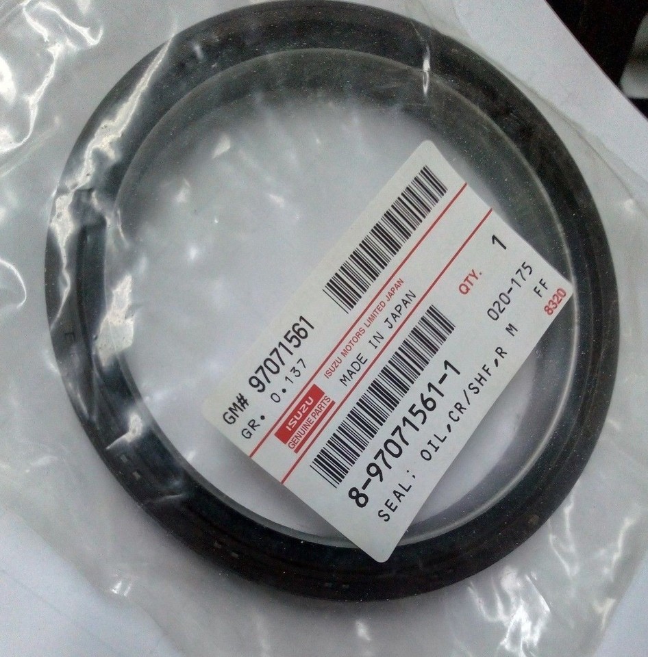 ISUZU D-MAX CRANKSHAFT OIL SEAL REAR 2009-2019 GENUINE PARTS 8970715611 ...
