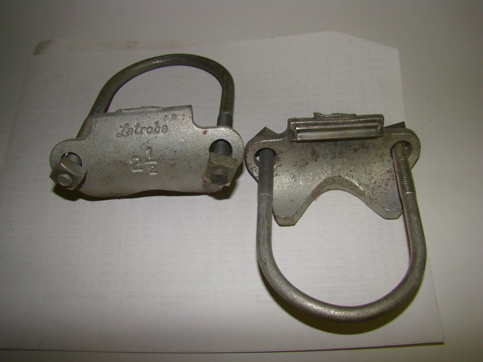 Letrobe 830 2-1/2" RA Conduit Clamps, Malleable Iron, Lot of 2, New | eBay
