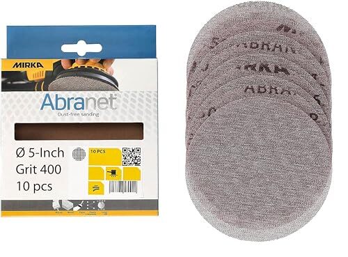 Abranet Net Disc / 5 inch/Grit 400 /Sandpaper Sanding Discs Hook and ...