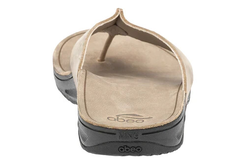 Abeo Men’s ALEC Leather Sandals Neutral Support Plantar Fasciitis ...