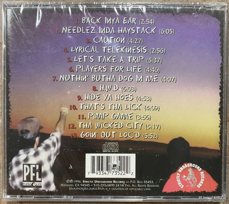Down-N-Dirty Needlez Inda Haystack 1996 Sealed CD Bay Area Gangsta Rap ...