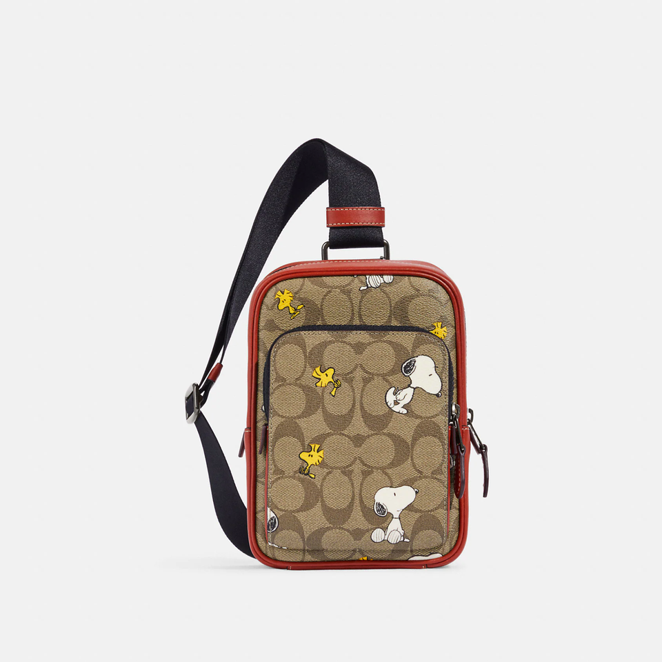 NWT Coach Track Pack 14 In Signature Canvas CL410 | eBay