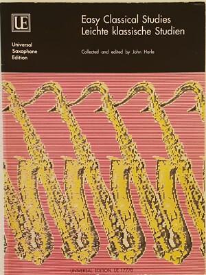 Easy Classical Studies Saxophone Universal Edition Music Book - John ...