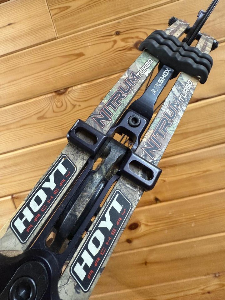 VERY Nice Hoyt Nitrum Turbo Camo Compound Hunting Bow RH 65lb 28.5" | eBay