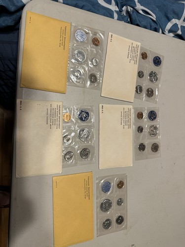 Lot of 2- 1964 and 3 1965 proof sets | eBay