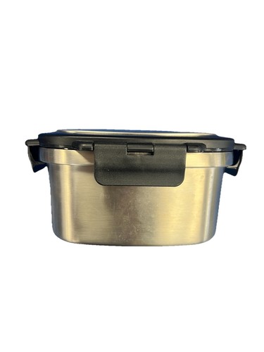 33 oz Mainstays Stainless Steel Rectangular Insulated Food Container ...