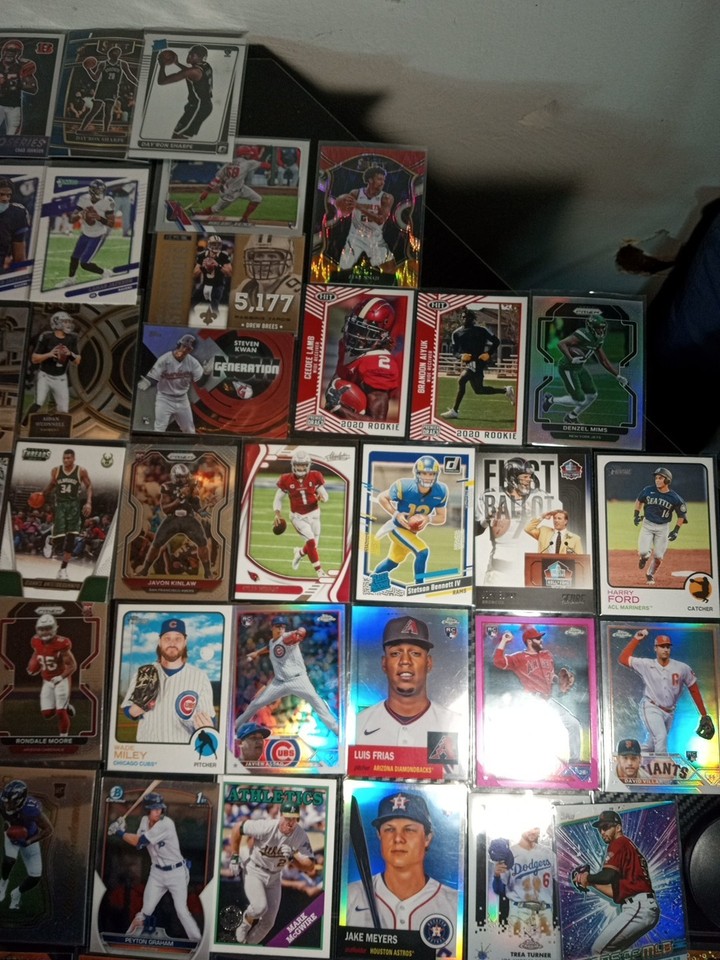 Huge Sports Card Lot NFL NBA MLB Autos, #'d, SP, Bo Nix RC, Caleb Williams RC /7 | eBay