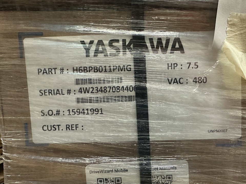 Yaskawa HV600 7.5 HP 460V VFD with Bypass - NEMA 1 Enclosure | eBay
