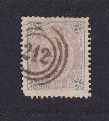 MATT'S STAMPS SCOTT DENMARK #17, 3 SKILLING ISSUE, NORMAL FRAME, USED ...