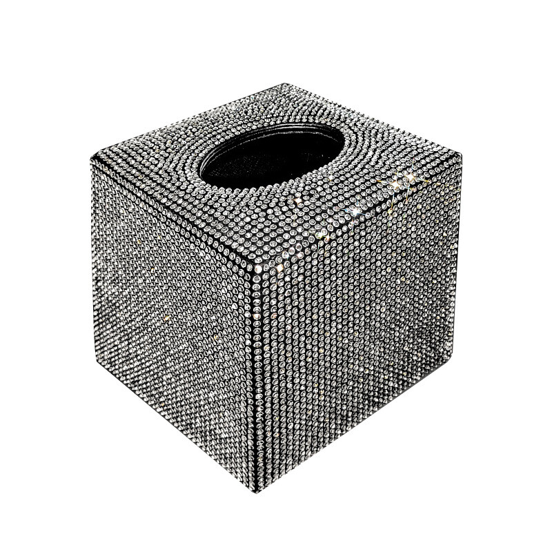 Square Tissue Box Filled with Drill Car Home Decor Storage Case Car ...