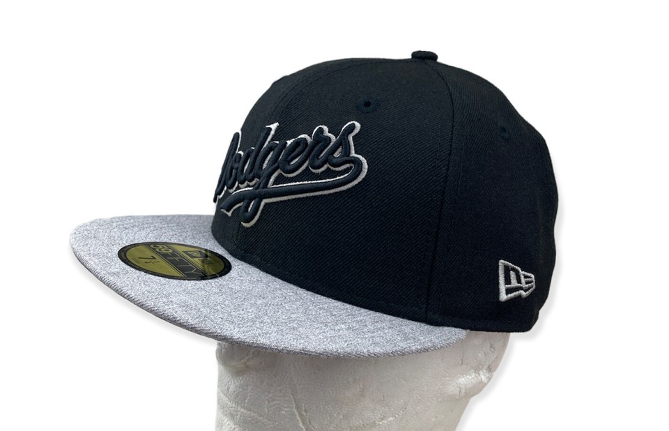 Los Angeles Dodgers Script Logo New Era 59FIFTY Fitted Hat Cap size -7 ...