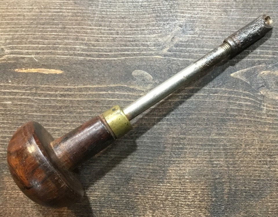 Antique Wood Handle Pin Vise Pin Slide Pat 3-9-09 Watchmakers Bench ...