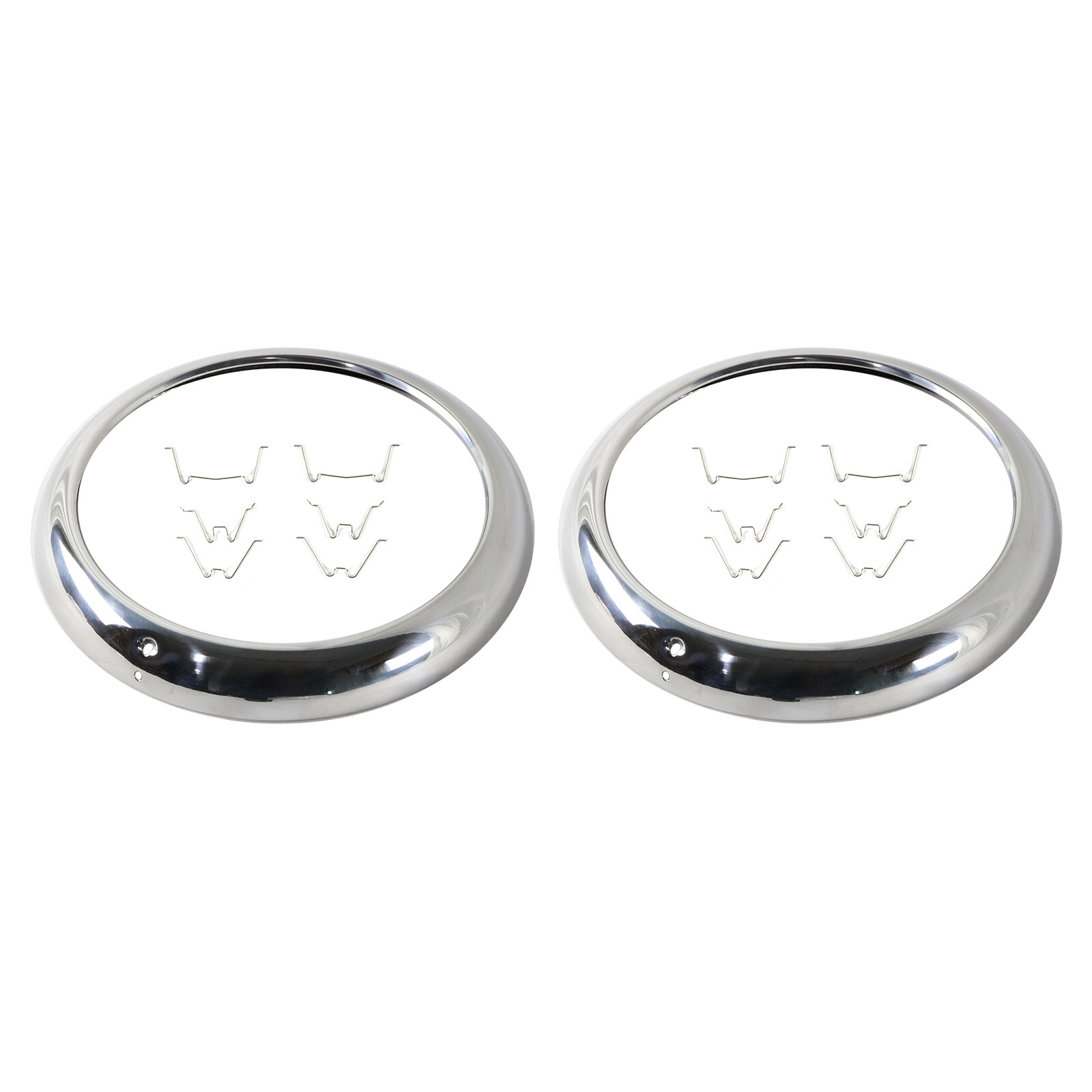 2 PCS Headlight Bezels w/Clips For 47-55 Chevy GMC Truck 49-52 Chevy ...