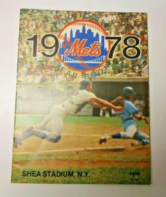 1978 NEW YORK METS MLB PROGRAM SCOREBOOK GOOD CONDITION | eBay