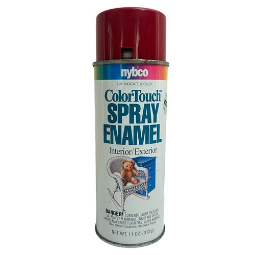Nybco Color Touch Fire Red Spray Enamel Interior/Exterior Spray Paint ...