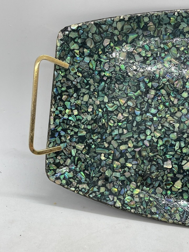 Small Serving Tray Paua Shell From New Zealand Souvenir Buy Me! | eBay ...