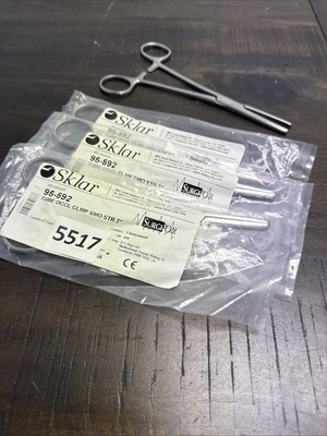 **NEW** SKLAR 95-592 Tube OCCL Clamp SMO STR 7 Surgical Instrument Lot ...