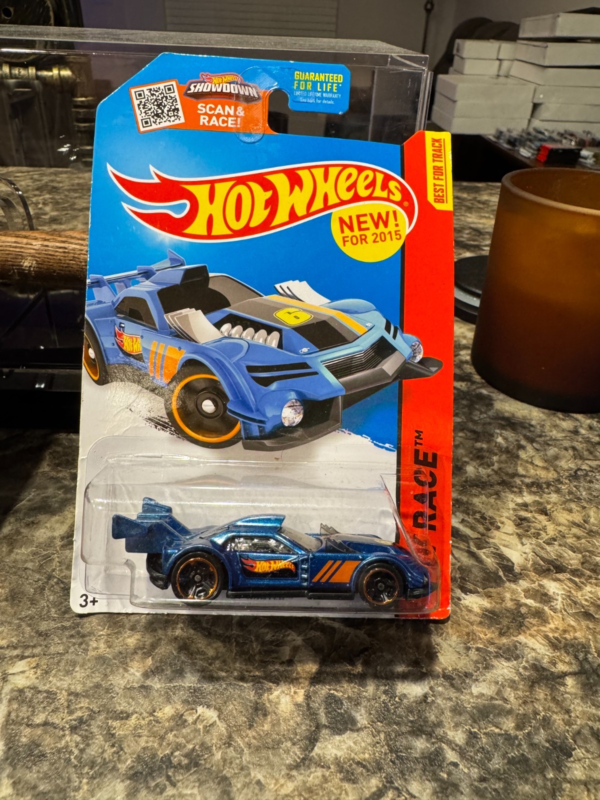 Hot Wheels HW Race – New for 2015 – Blue Aero Racer – Scan & Race | eBay