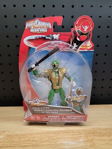 Power Rangers Super Megaforce Ninja Storm Green Samurai Action Hero ...