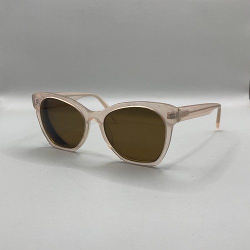 Warby Parker Eyeglasses Rhea M 543 55 17 140 Clear Pink Cat Eye Frames ...